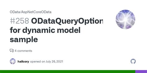 Odataqueryoptions For Dynamic Model Sample · Issue 258 · Odata