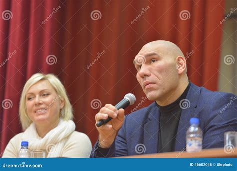 Wba World Champions Nikolay Valuyev And Natalia Ragozina Editorial
