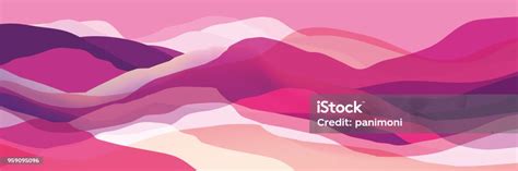 산 파도 추상적인 모양 현대 배경 색상 당신은 프로젝트 디자인 그림을 벡터 경외감에 대한 스톡 벡터 아트 및 기타 이미지