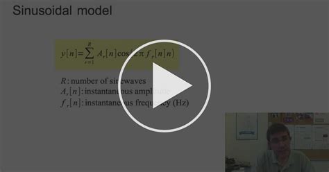 Sinusoidal Model 1 Sinusoidal Model Coursera