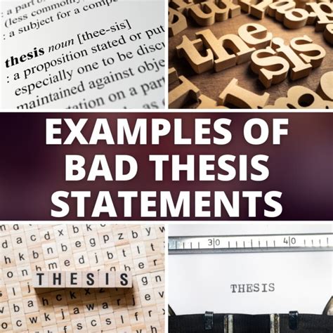 15 Examples Of Bad Thesis Statements • Eat Sleep Wander