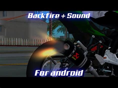 Mod Backfire With Sound - GTA SA Android - YouTube