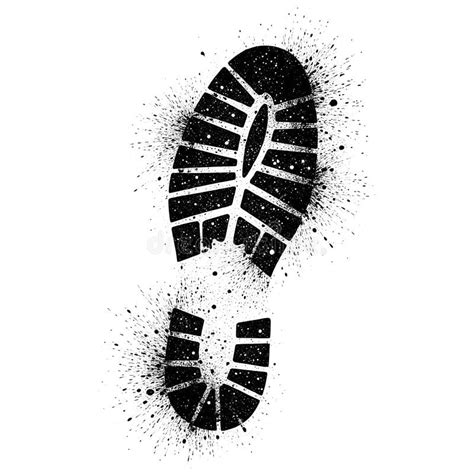 Boots Footprint Icon Stock Illustrations 633 Boots Footprint Icon
