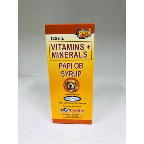 Papi Ob Syrup 120 Ml Shopee Philippines