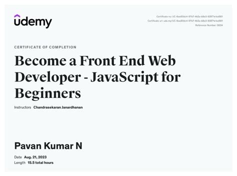 Completed Javascript For Beginners Course Pavan Kumar N Posted On The Topic Linkedin