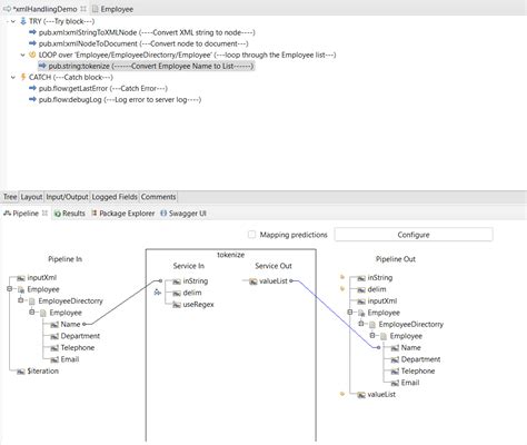 xml handling in webmethods