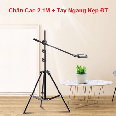 Tay treo ngang kẹp điện thoại hỗ trợ chụp ảnh , quay video từ trên ...