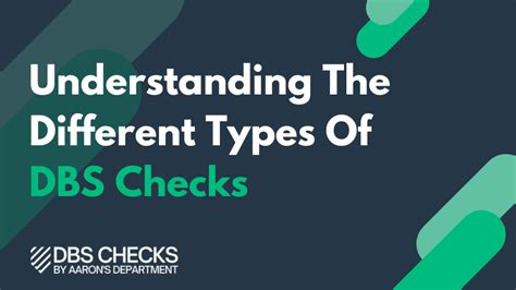 Understanding The Different Types Of Dbs Checks 2024 Employment