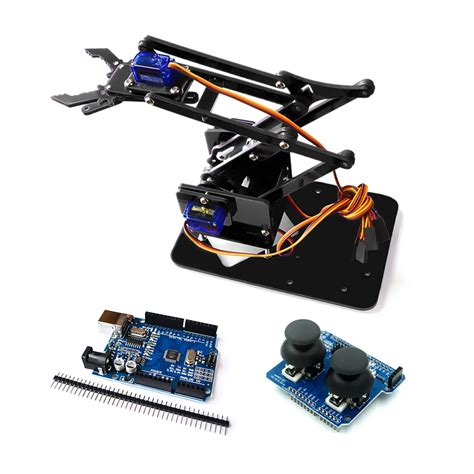 Generic Dof Unassembly Mechanical Arm Robot Manipulator Claw For Arduino Maker Learning Diy