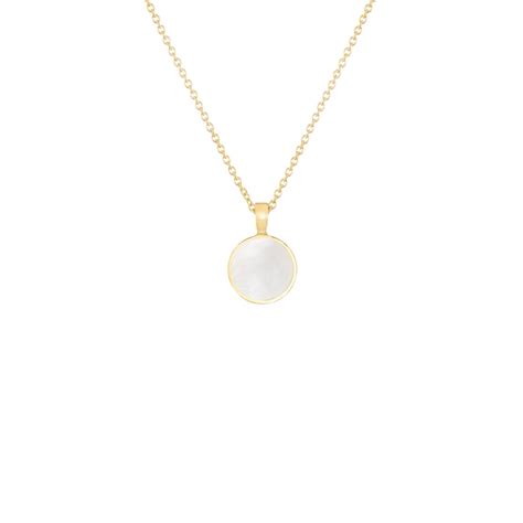 Mother Of Pearl Circular Necklace Eden And Co Online Store Sa