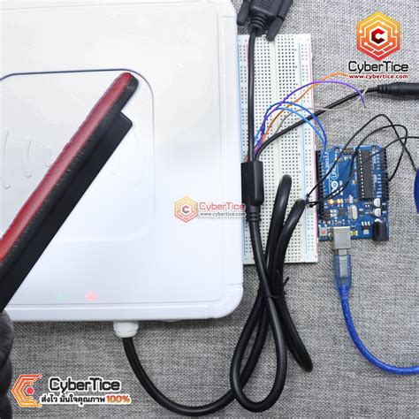 สอนใช้งาน Arduino เครื่องอ่านบัตรคีย์การ์ดระยะไกล Rfid Uhf 915mhz ระยะ