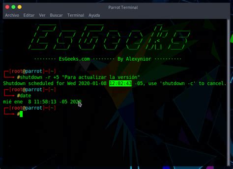 5 Comandos Para Apagarreiniciar Linux Desde Terminal Esgeeks
