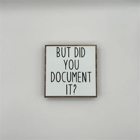 But Did You Document Etsy