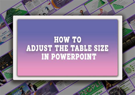 How To Adjust Table Borders In Powerpoint