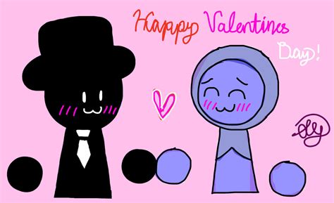 Cute Jevin And Black Valentines Day Special By Colorfulcraft On
