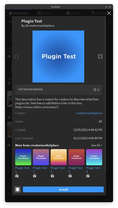 Improved Asset Description Features Creator Marketplace