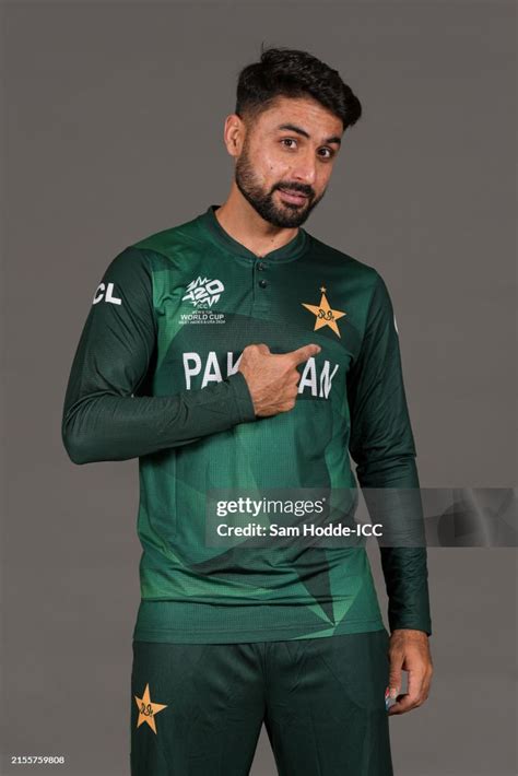 Abrar Ahmed Of Pakistan Poses For A Portrait Prior To The Icc Mens News Photo Getty Images