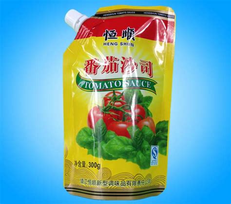番茄酱包装袋（吸嘴包装袋） 东莞市皇品新材料有限公司