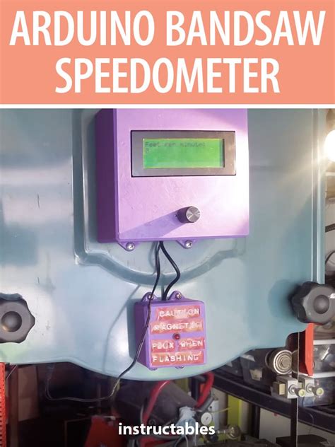 arduino bandsaw speedometer project