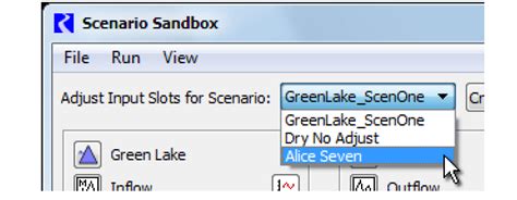 Creating Editing And Running Scenarios