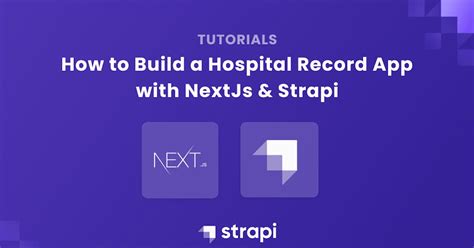 How To Build A Hospital Record App With Nextjs And Strapi Hashnode