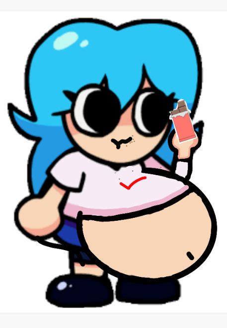 Big Belly Fnf Ski Eating Chocolate By Redditsnoo On Deviantart