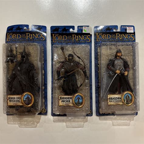 Lord Of The Rings Return Of The King Toybiz Lot Of 3 Toybiz New
