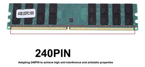 Módulo De Memoria 800mhz Fast Transfer Ram Ddr2 4gb Amd Cuotas Sin