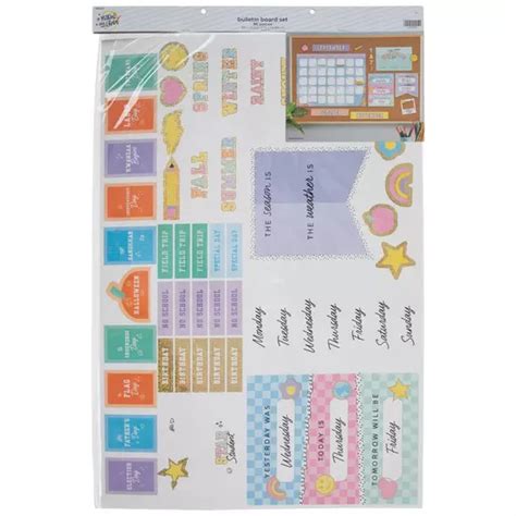 Varsity Patch Calendar Bulletin Board Set Hobby Lobby 5653209