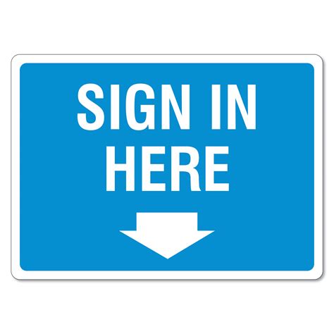 Sign In Here Sign The Signmaker