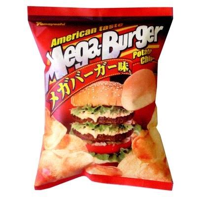 Grocery Trekker Burger Flavored Potato Chips Frankfurter Chips Bossam Kimchi Chips