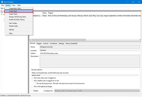 How To Create An Automated Task Using Task Scheduler On Windows 10