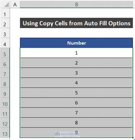 How To Autofill In Excel With Repeated Sequential Numbers