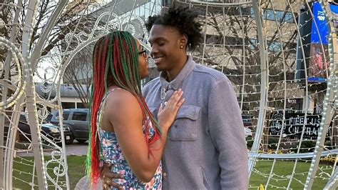 Im Just Warming Up Aliyah Bostons Boyfriend Tre Vaughn Minott