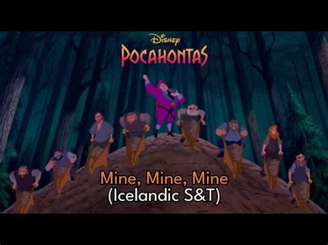 Pocahontas Mine Mine Mine Icelandic Sandt Youtube