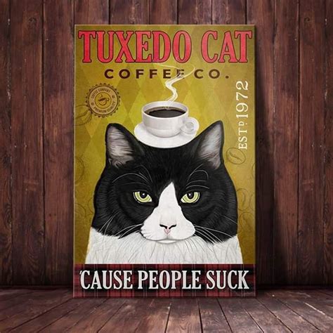 Funny Cat Quote Coffee Cat