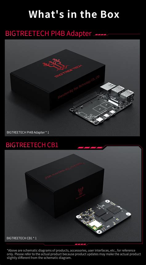 bigtreetech pi4b adapter v1 0 for cm4 or cb1