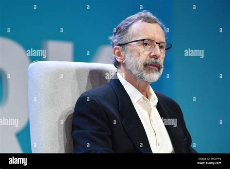 Ed Catmull Pixar Co Founder And Computer Animation Pioneer Delivers A Speech During The