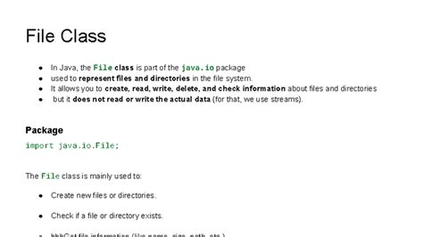 Unit Iii Java Programming File Class Streams And Threads Studocu