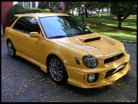 Wrx Bug Eye Yellow 2003 Subaru Impreza Wrx Car Modification
