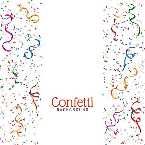 Confetti Border Pattern Vector Art Icons And Graphics For Free Download