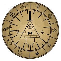 Bill Cipher Wheel Of Simbols Gravity Falls En 2025 Gravity Falls