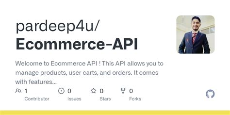 Github Pardeep4uecommerce Api Welcome To Ecommerce Api This Api Allows You To Manage
