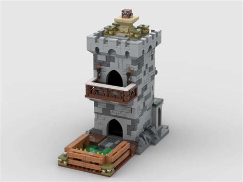 Lego Moc Cow Shrine Dice Tower By Zxnijixz Rebrickable Build With Lego