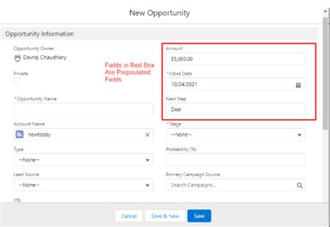 Salesforce Url Hacking In Lightning Prepopulate Field Values On The Object