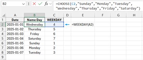 choose function in excel syntax and usage examples