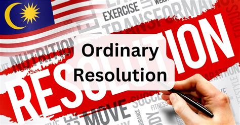 Ordinary Resolution Business Compendium