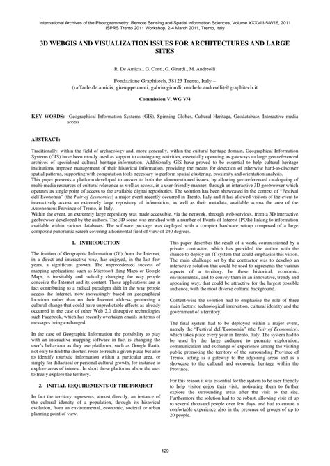 pdf 3d webgis and visualization issues