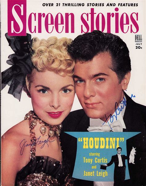 Janet Leightony Curtis Signed Magazine
