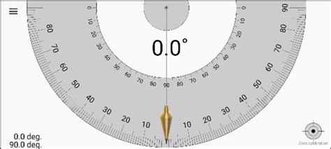 Compás Análogo De La Aplicación Android Protractor Download Scientific Diagram